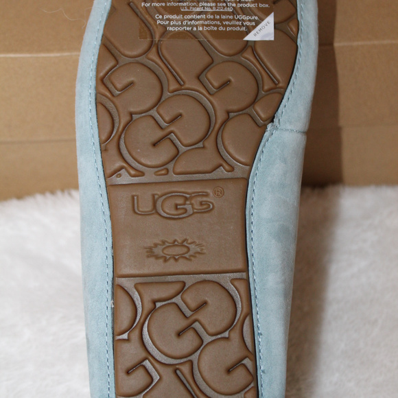 UGG | Shoes | Ugg Dakota Suede Shearling Slippers Blue New | Poshmark